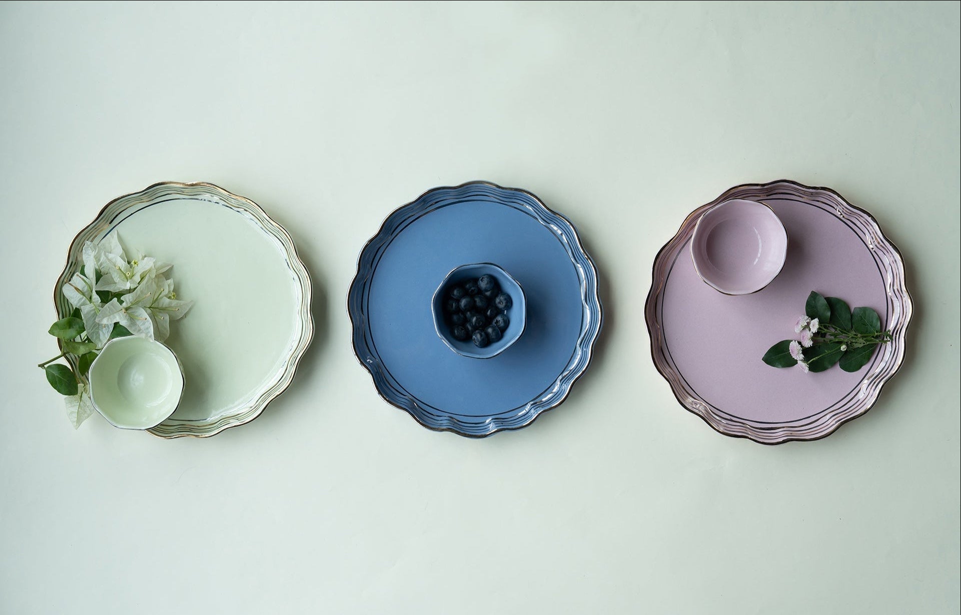 Spring dinner plates (set of 6) – Niras Ceramics